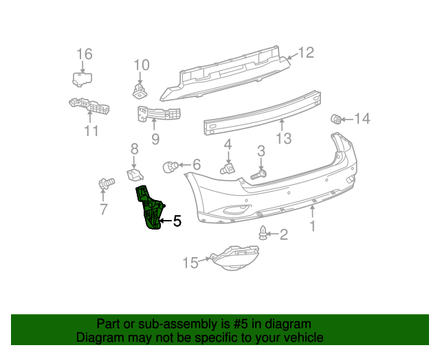 52565-0E020 - Retainer 2010-2015 Lexus | Lexus of Stevens Creek Parts