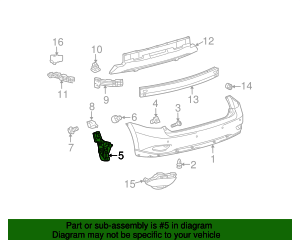 52565-0E020 - Retainer 2010-2015 Lexus | Lexus of Stevens Creek Parts