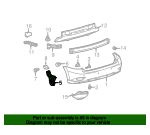 52566-0E020 - Retainer - 2010-2015 Lexus | My L Parts