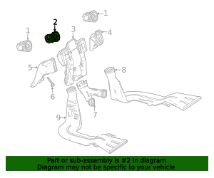 177-830-63-00-7Q57 - Dashboard Air Vent 2019-2023 Mercedes-Benz ...