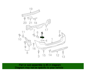 2008-2013 Toyota Highlander Side Support 52157-0E020 | OEM Parts Online
