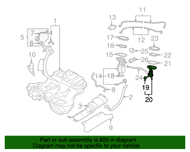 4F0-201-317 - Fuel Sender Unit 2005-2011 Audi | Audi OEM Parts
