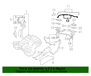 4F0-201-227-A - Return Line 2005-2011 Audi | Audi OEM Parts