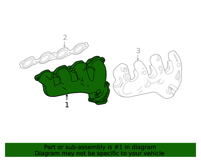 2019-2021 GM Passenger Side Exhaust Manifold 12668117 | GMPartsDirect.com