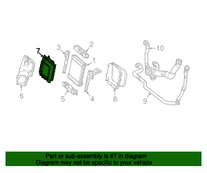 Genuine OEM Radiator Support Air Duct | 217-505-04-30 | Fits Select ...