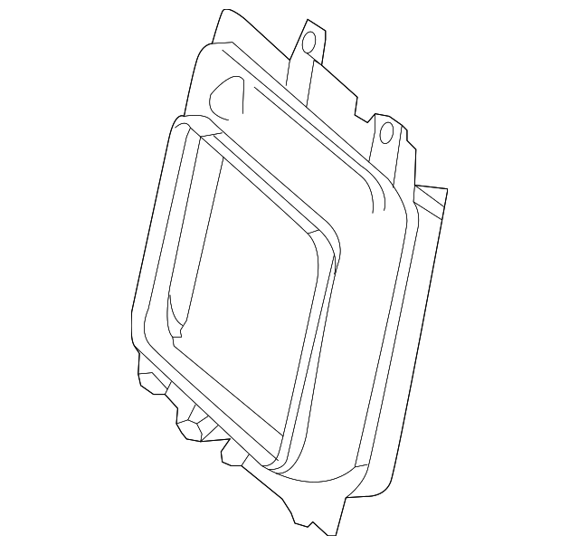 Genuine OEM Radiator Support Air Duct | 217-505-04-30 | Fits Select ...