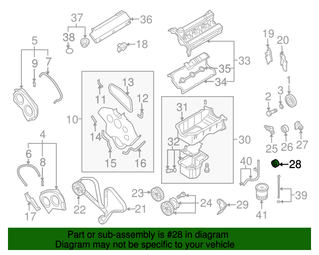 24810-39810 - Idler Pulley 2002-2006 Kia | Kia.Parts Store
