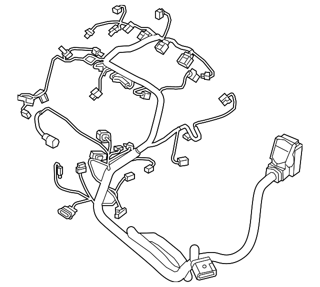 2018-2020 Volkswagen Engine Harness 06K-971-627-BJ | Wolfsburg Parts Direct