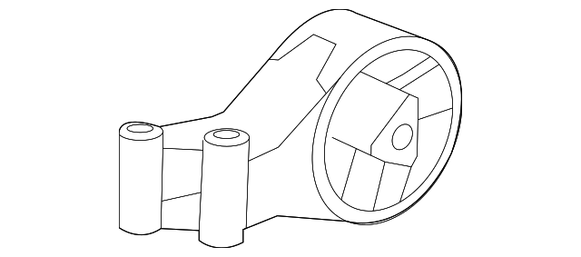 2010-2019 GM Rear Automatic Transmission Mount 13228306 | GMPartsDirect.com