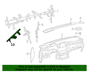 55308-0E080 - Outer Brace - 2020-2023 Toyota Highlander | OEM Parts To You