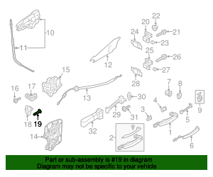 N-910-174-02 - Striker Screw 2008-2023 Audi | Audi OEM Parts