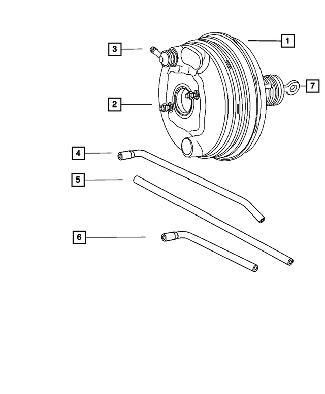 2005-2018 Mopar Brake Booster Check Valve 5139149AA | QuirkParts