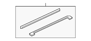 83705-TK8-A02ZB - Flange, R Sunshade Weatherstrip *NH597L* (Dark Atlas ...