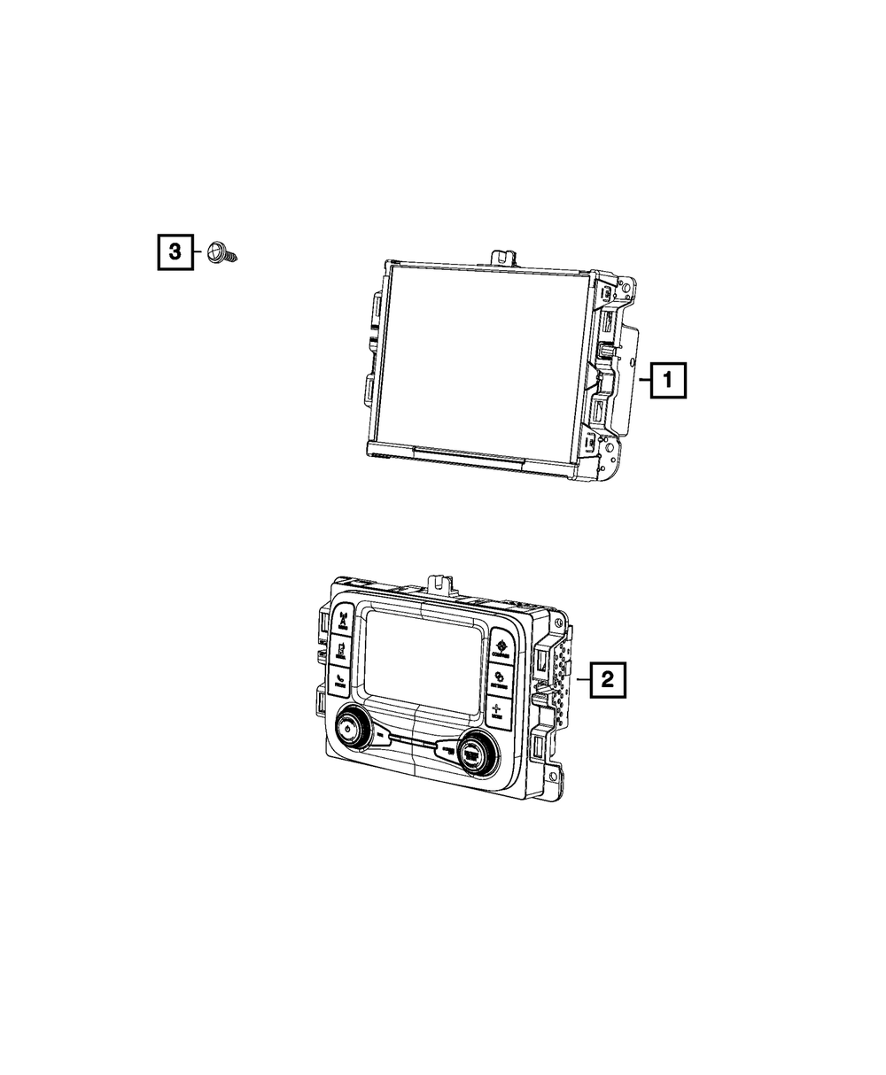 2019-2020 Jeep Compass Multi Media Radio 68396159AH | Canada Mopar® Estores
