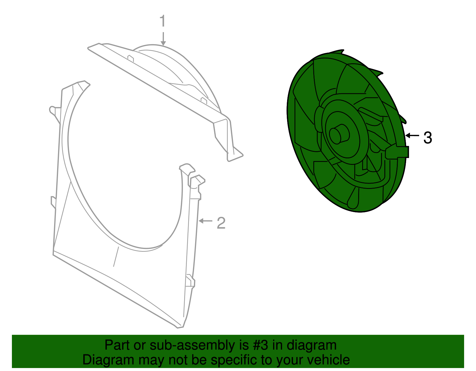 2010-2025 Land Rover Fan & Motor LR112860 | OEM Parts Online