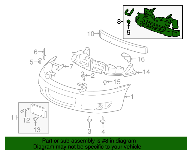 2006-2016 Chevrolet OEM NEW 2006-16 GM Chevrolet Impala Monte Carlo ...