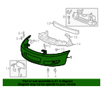 2006-2016 Chevrolet Front Bumper Cover 89025047 GM | GMPartsDirect.com