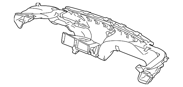 77400-TEC-P00 - Duct Assembly Instrument (Left-Hand) - 2017-2019 Honda Civic | Honda Factory Parts