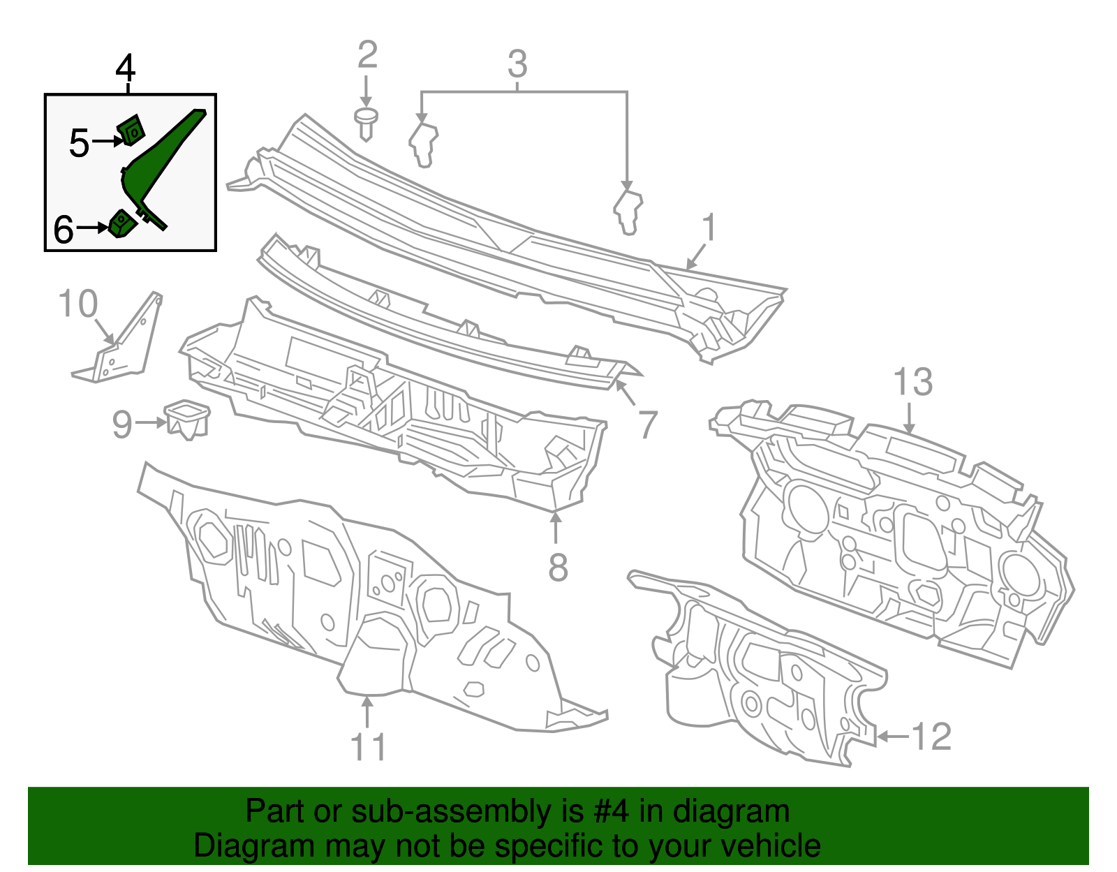 2018-2024 Chevrolet Extension 84622737 GM | GMPartsDirect.com