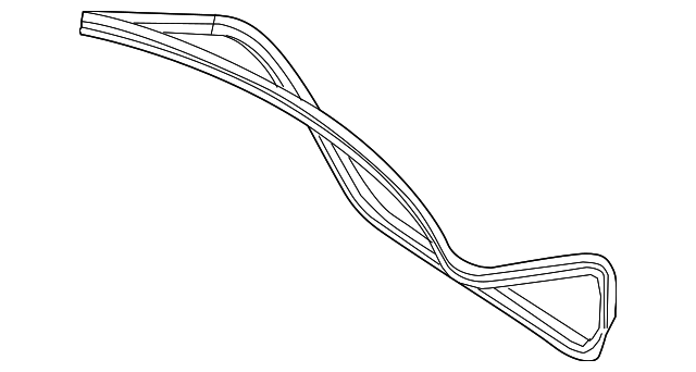 2015-2021 Mercedes-Benz Weatherstrip 205-750-58-00 | MB OEM Parts