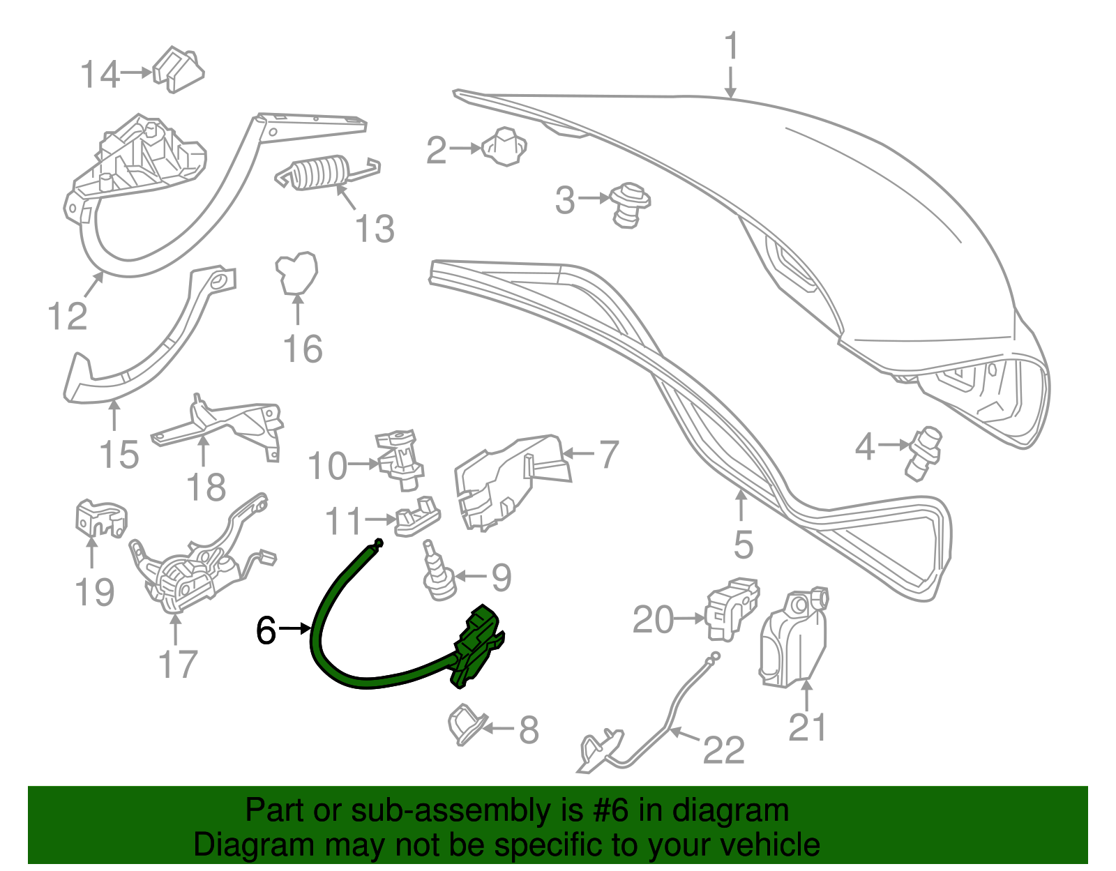 2014-2022 Mercedes-Benz Lock Actuator 117-750-00-85 | Mercedes-Benz ...