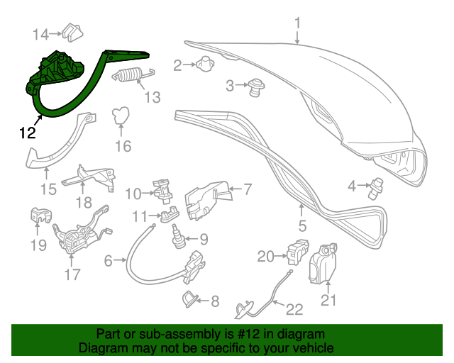 205-758-19-00 - Hinge 2019-2020 Mercedes-Benz | Mercedes-Benz USA Parts