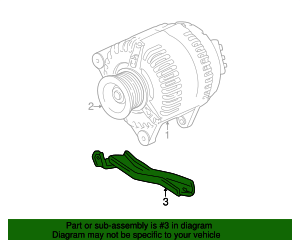 2003-2006 Pontiac Vibe Bracket 88972643 | QuirkParts