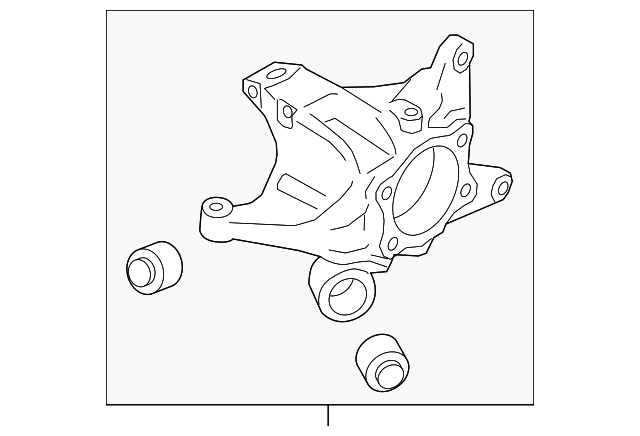2015-2018 Subaru Housing For Axle, Passengers Rear - Wagon 28411AL02A ...