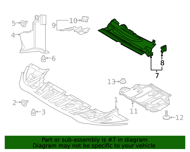 KT1Z-9F721-A - Upper Baffle - 2019-2022 Ford Transit Connect | Lasco ...