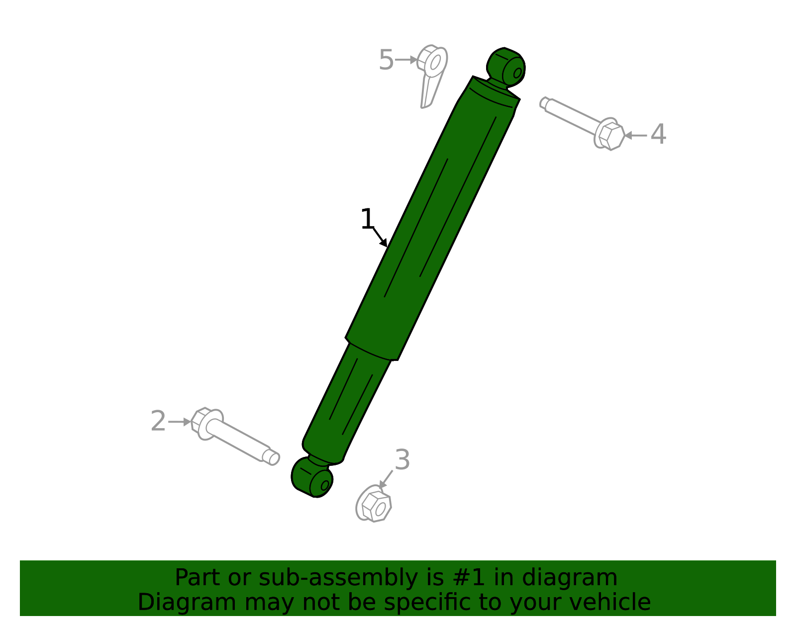 2021-2024 Ford F-150 Shock Absorber Assembly ML3Z-18124-R | QuirkParts