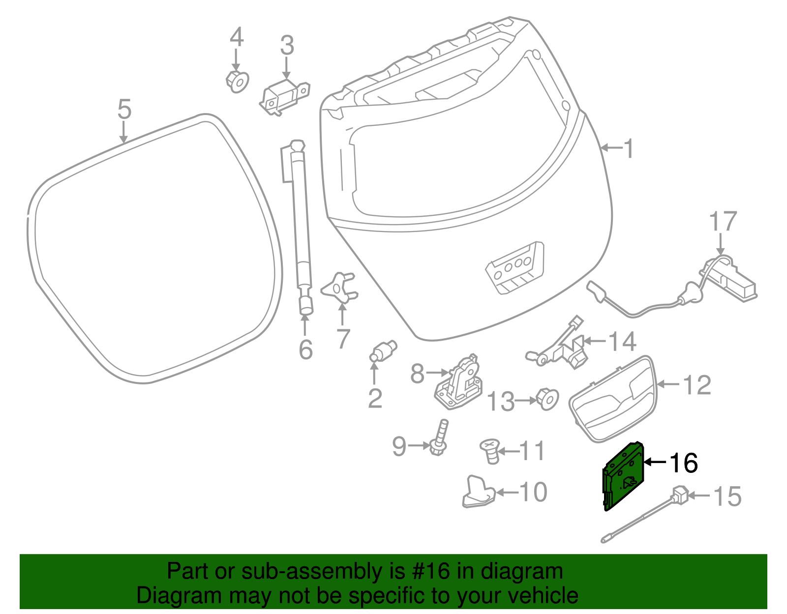 2013-2017 Nissan LEAF Controller 284A1-3NH0B | Nissan Parts Central