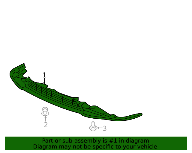 71102-TGG-A00 - Lower Grille 2017-2021 Honda Civic | Honda Parts Online