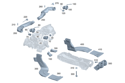 Air Ducting for 2023 Mercedes-Benz C300 | Mercedes-Benz USA Parts