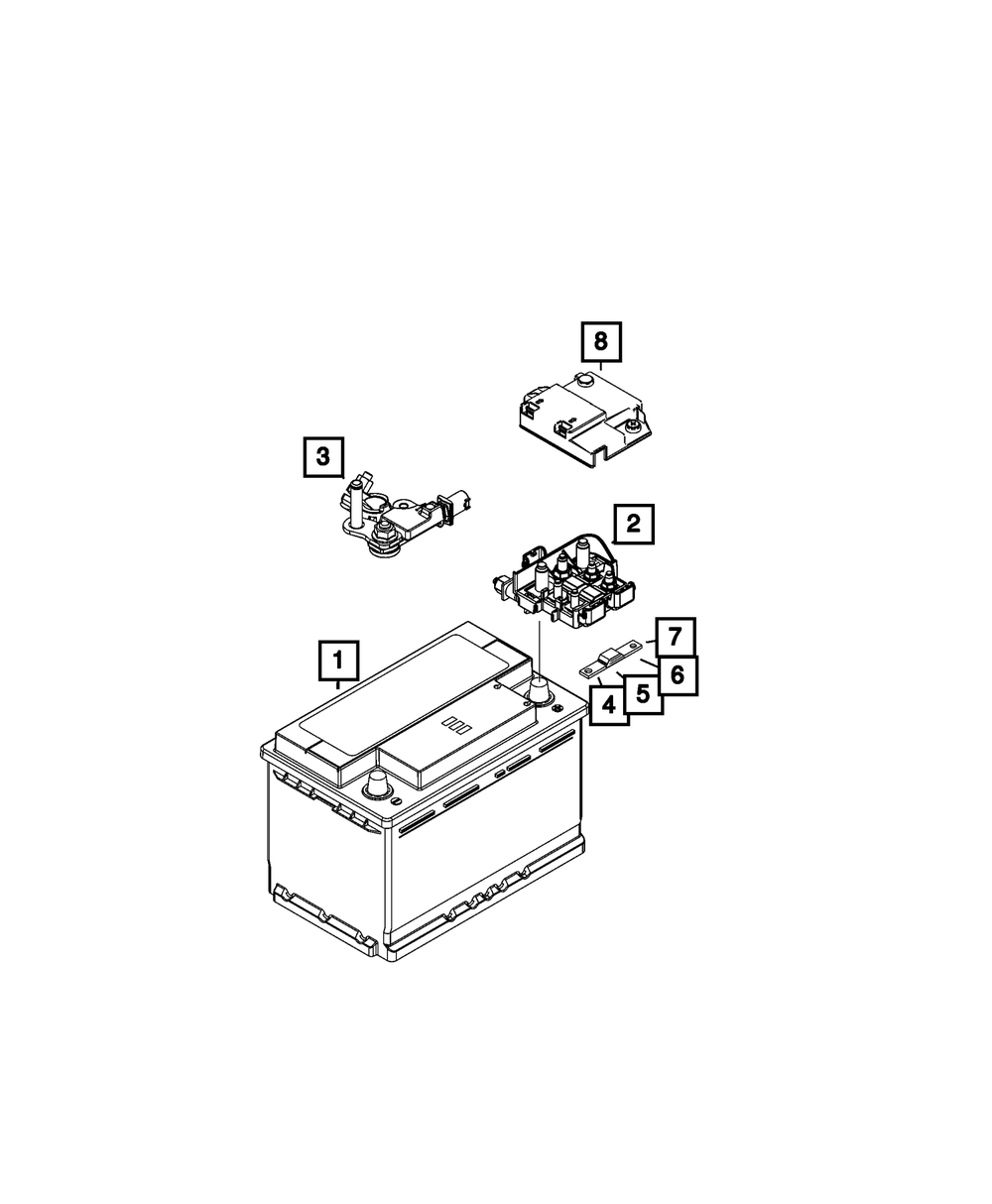 2024 Fiat 500E Battery Control Unit 68656293AA | Mopar eStore