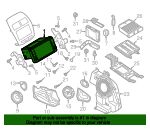 8701A821 - Radio Control Unit 2018-2024 Mitsubishi | Mitsubishi Direct ...