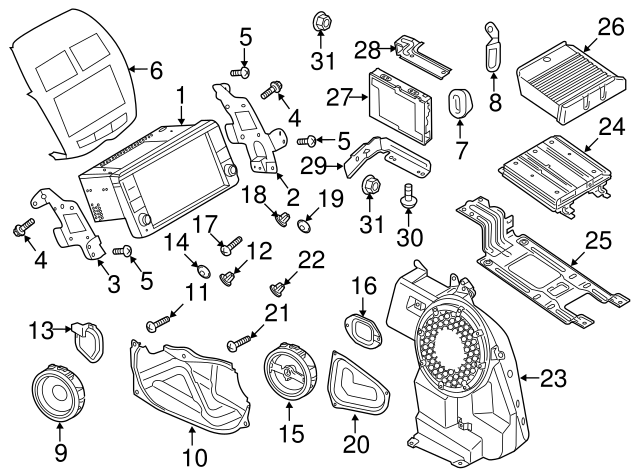 8701A821 - Display Unit 2018-2024 Mitsubishi | Mitsubishi Direct Parts