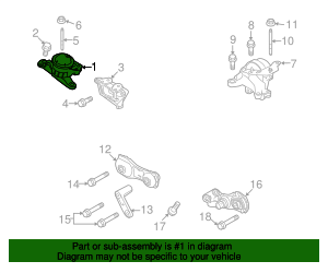 AA5Z-6038-D 2010-2019 Ford Mount | Fairway Ford Parts