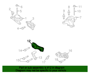 GB5Z-6068-A 2010-2019 Ford Engine Support Rod | Fairway Ford Parts
