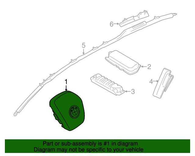 Genuine BMW 32-30-6-870-364 | Driver Inflator Module | FREE Shipping on ...