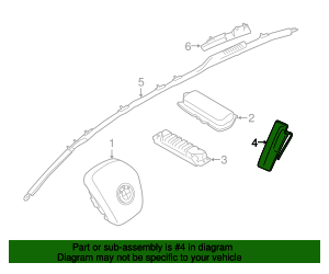 Genuine BMW 72-12-7-389-243 | Side Impact Inflator Module | FREE ...