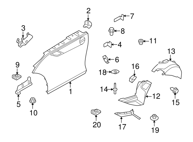 Genuine BMW 41-00-7-269-648 | Upper Bracket | FREE Shipping on Most ...