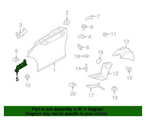 41217225145 - 2009-2016 BMW Z4 Lower Bracket (41-21-7-225-145) | BMW of ...
