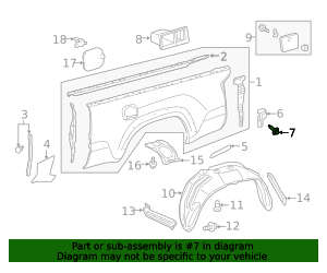 Toyota Bumper Cover Clip Part# 9046705170 | Toyota Of Colorado Springs ...