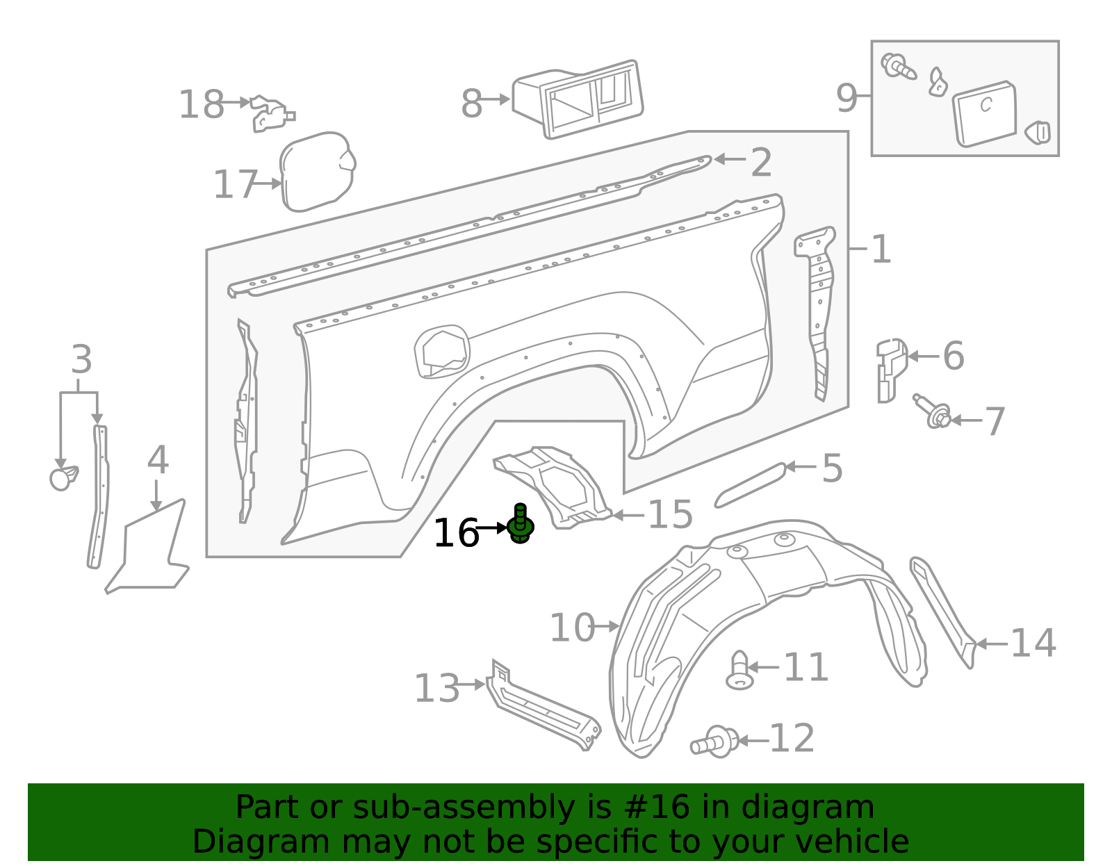 2003-2023 Toyota Upper Brace Bolt 90119-06769 | Toyota Parts Center