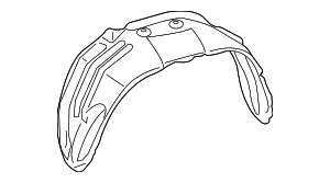 2016-2023 Toyota Tacoma Wheelhouse Liner 65637-04060 | Toyota Parts Center