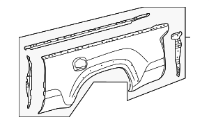 OEM 2016-2023 Toyota Tacoma Side Panel Part # 65600-04400 | Modern ...