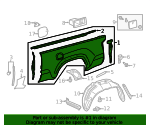 OEM 2016-2023 Toyota Tacoma Side Panel Part # 65600-04400 | Modern ...