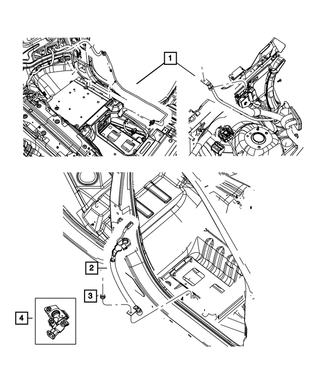 2011-2015 Mopar Positive Battery Terminal Kit 68191445AA | Mopar Estores