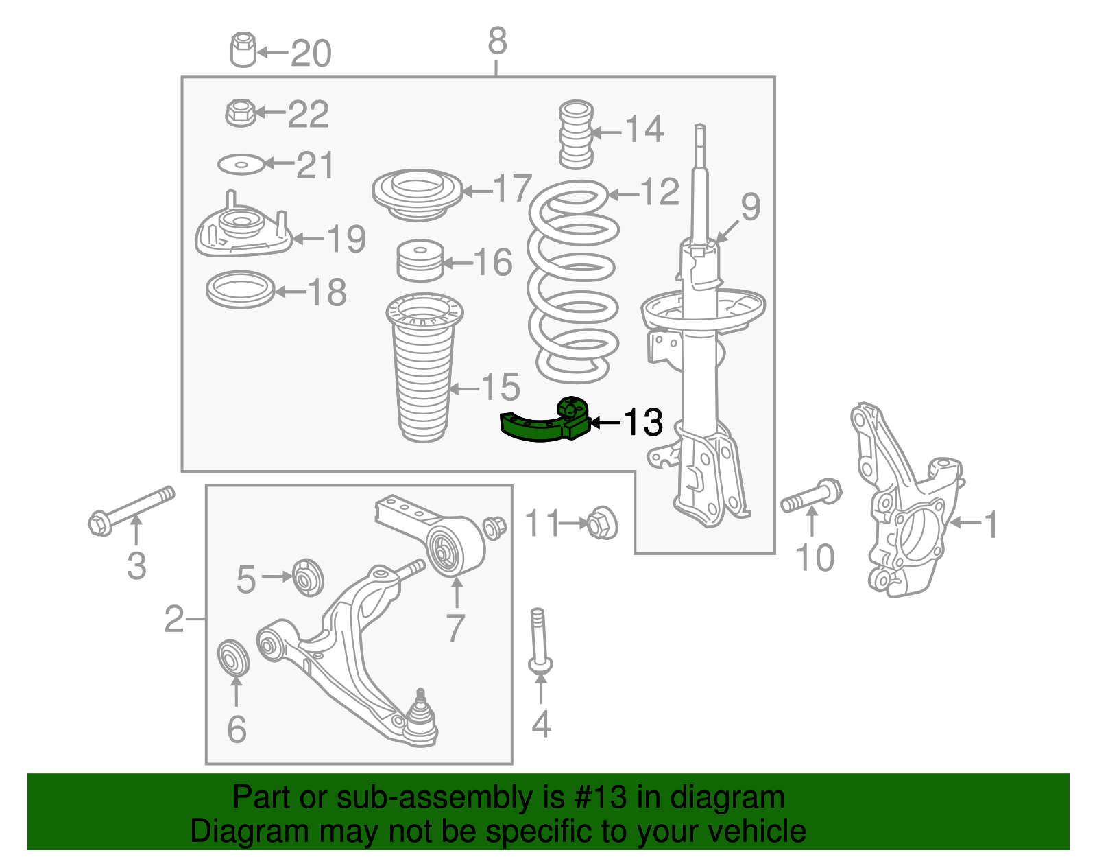 2009-2015 Honda Pilot Insulator 51684-SZA-A01 | OEM Parts Online