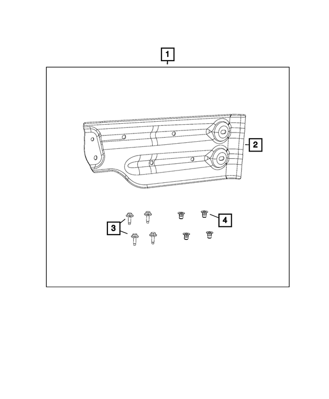 2015-2018 Ram 1500 Skid-Power Steering Plate Kit 82214241AB | Mopar Estores